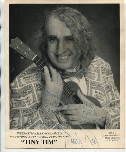 very rare TINY TIM signed AUTOGRAPH 7676 | eBay