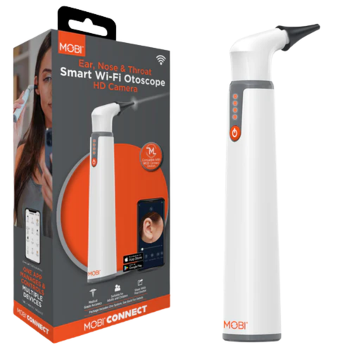 Mobi Ear Nose & Throat Smart Wi-Fi Otoscope - HD Camera - New & Free ...