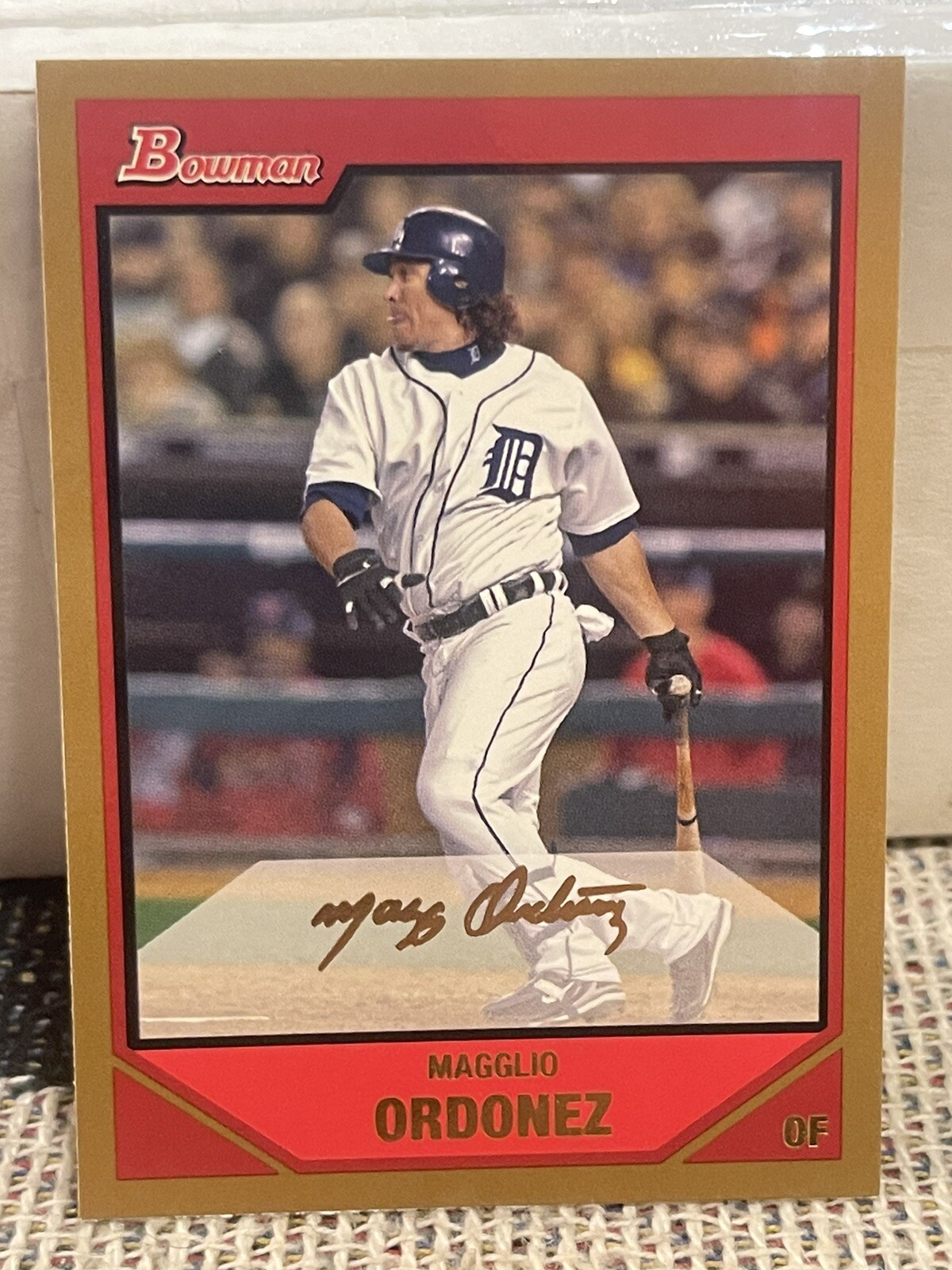 2007 Bowman Gold #110 Magglio Ordonez Detroit Tigers | eBay
