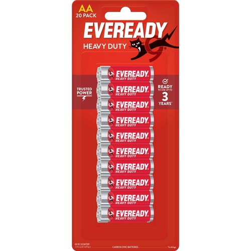 Eveready AA Heavy Duty Battery 20 Pack | eBay Australia