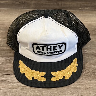 Vintage Athey Mobil Sweeper - Adjustable Trucker Mesh Hat Cap | eBay