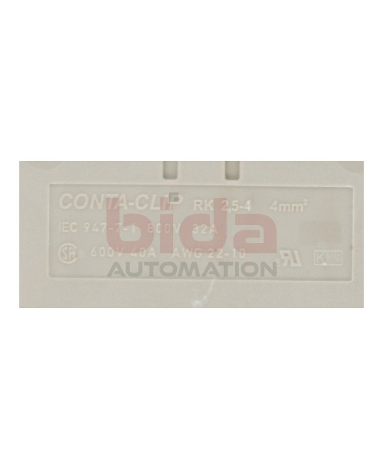 Conta-Clip RK 2,5-4 Reihenklemmen Terminal Block | eBay