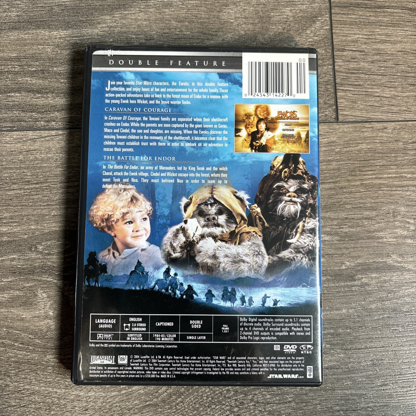 Star Wars Ewok Adventures: Caravan of Courage/ The Battle for Endor ...