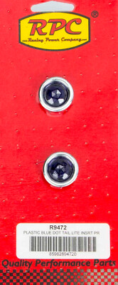 RPC R9472 Tail Light Blue Dots, 15/16 in Mounting Hole, Plastic, Blue ...