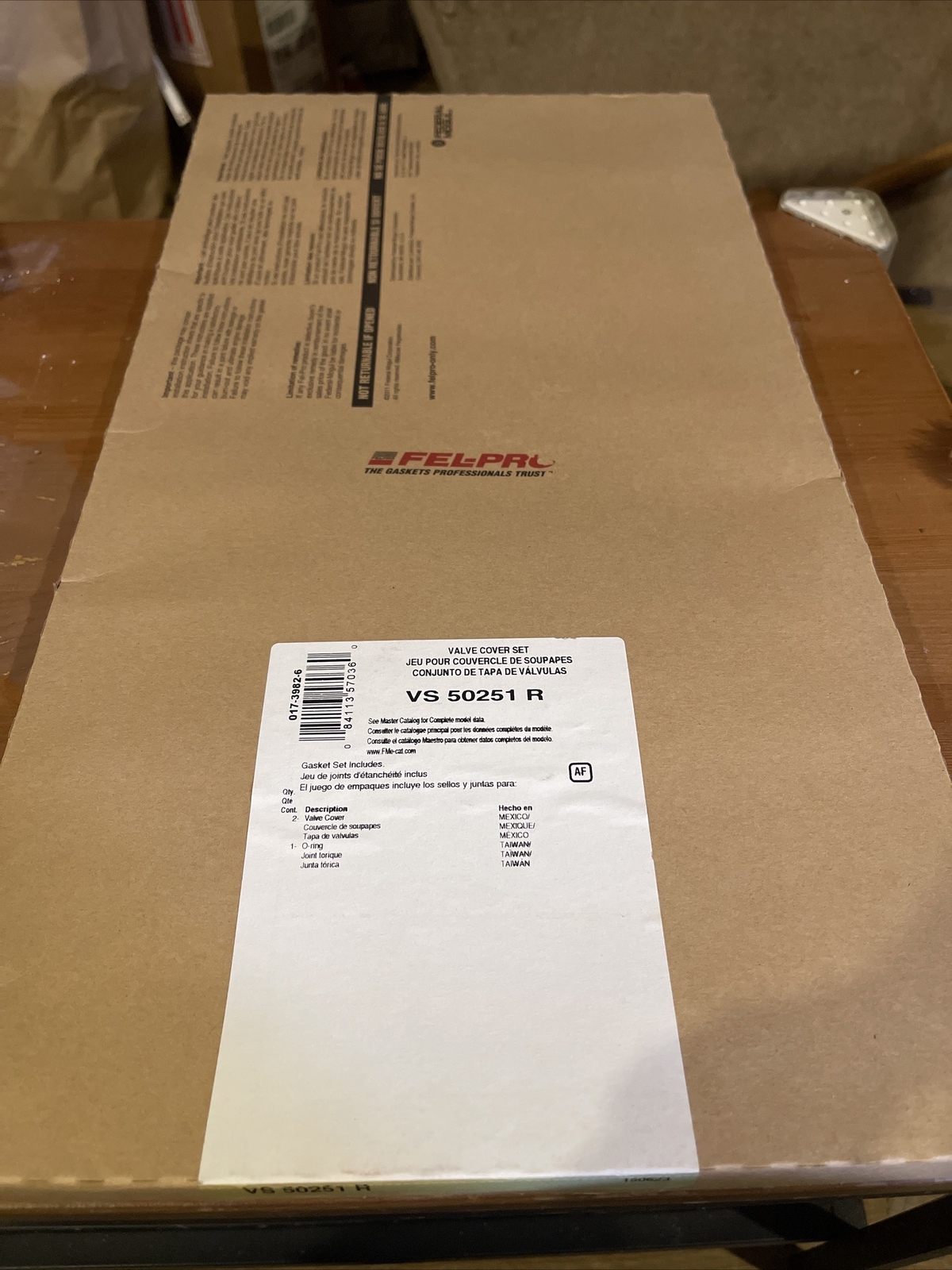 Engine Valve Cover Gasket Set Fel-Pro VS 50251 R-1 for sale online | eBay