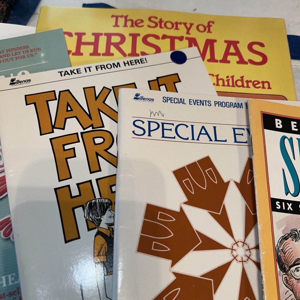 Lot 8 Christian Motivational Books 4 Content Text Pics Poetry Crafting ...