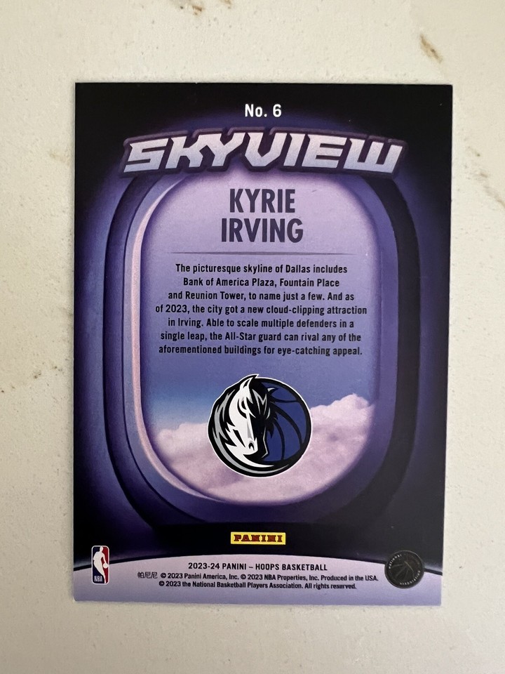 Kyrie Irving Dallas Mavericks 2023-24 NBA Hoops "Skyview" #6 | eBay