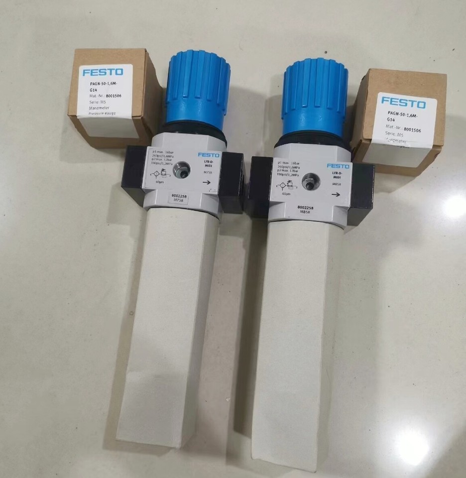 1pcs FESTO LFR-3/8-D-MIDI-MPA filtration pressure reducing valve ...