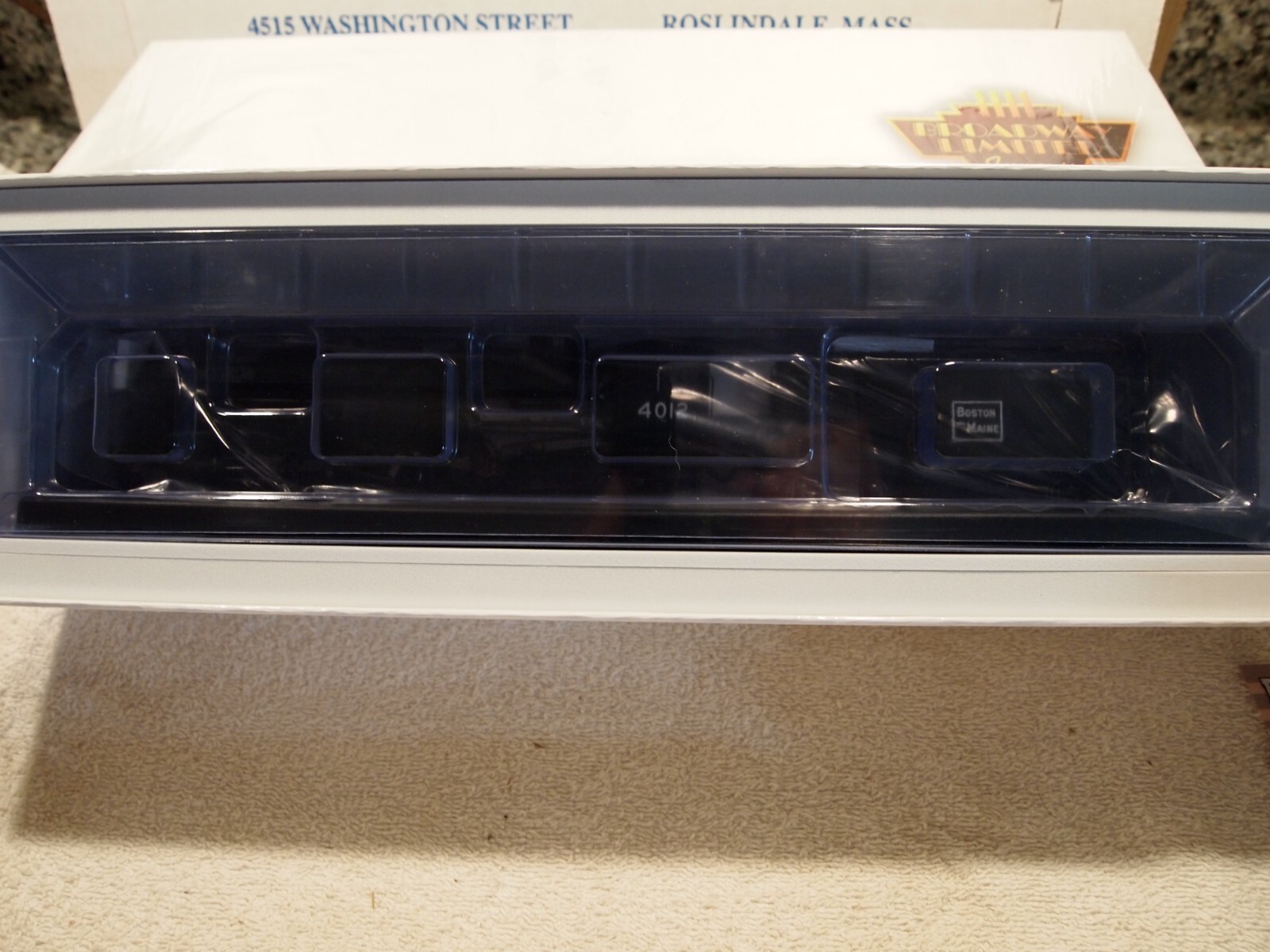 BROADWAY LIMITED 7882 BOSTON & MAINE BERKSHIRE #4012 ,4-AXLE TENDER DC ...