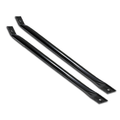 Black Steel Radiator Support Bars For 1967-69 Chevy Camaro Pontiac ...