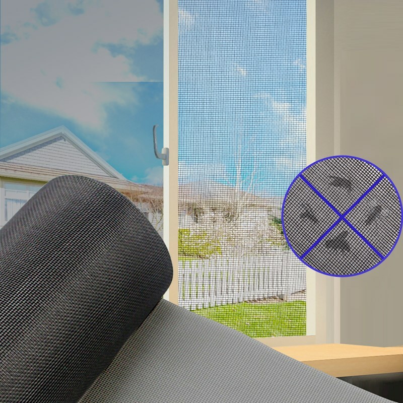 100FT / 30M Roll Insect Flywire Window Fly Screen Net Mesh Flyscreen ...
