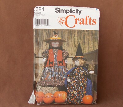 Simplicity 49" With & 45" Scarecrow with Clothes Uncut Pattern 8384 | eBay
