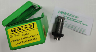 86188 REDDING PROFILE CRIMP DIE - 44-40 WINCHESTER - BRAND NEW - FREE ...