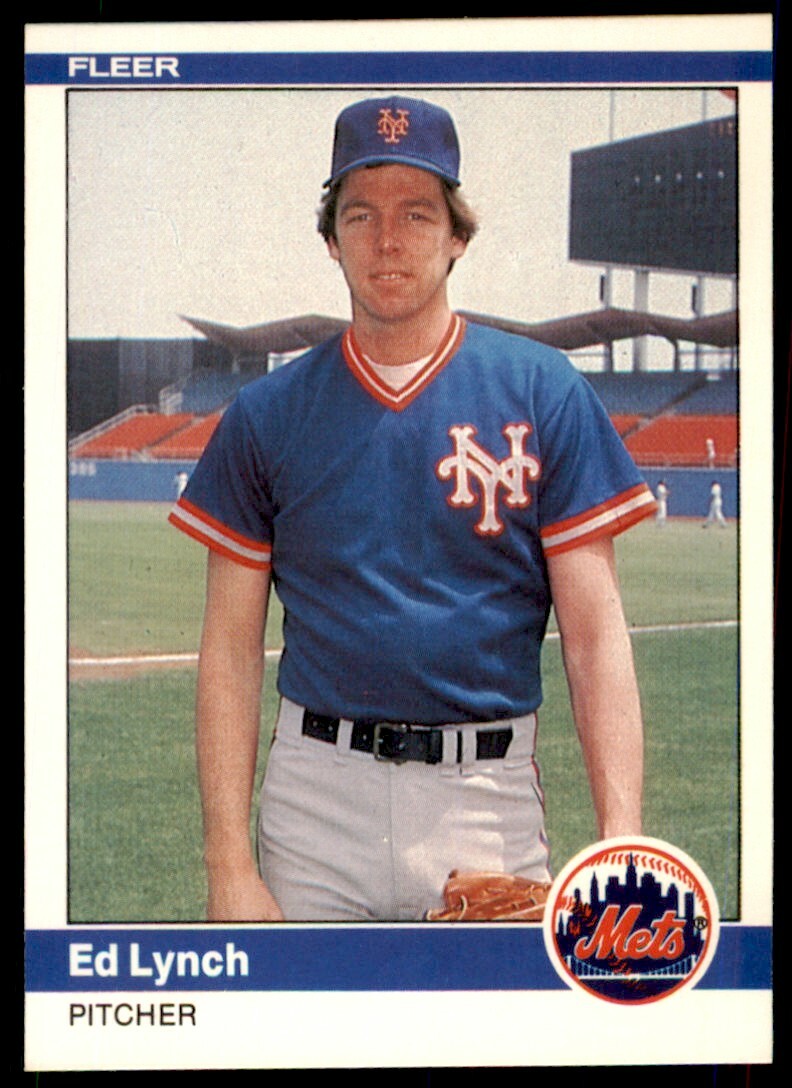 1984 Fleer Ed Lynch New York Mets #591 | eBay
