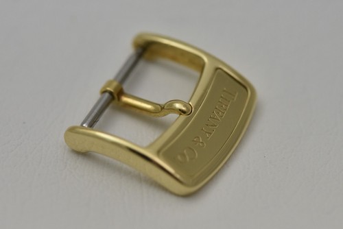 Tiffany & Co, 18K Yellow Gold, tang buckle clasp, 16mm, mint | eBay