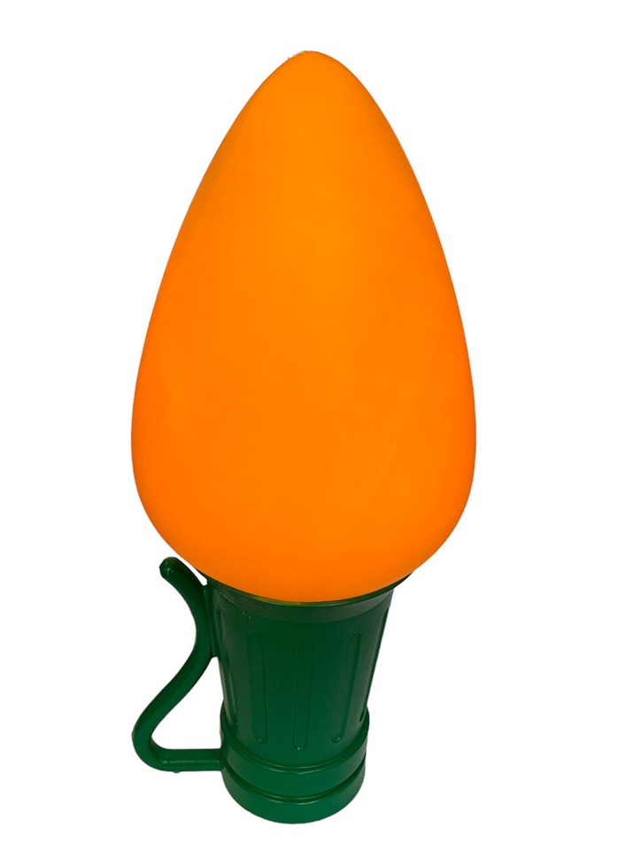 General Foam 29" Giant Yellow C-7 Christmas Light Bulb Blow Mold | eBay
