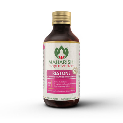 Maharishi Ayurveda Restone Syrup - For Healthy Painless Periods 200ml ...
