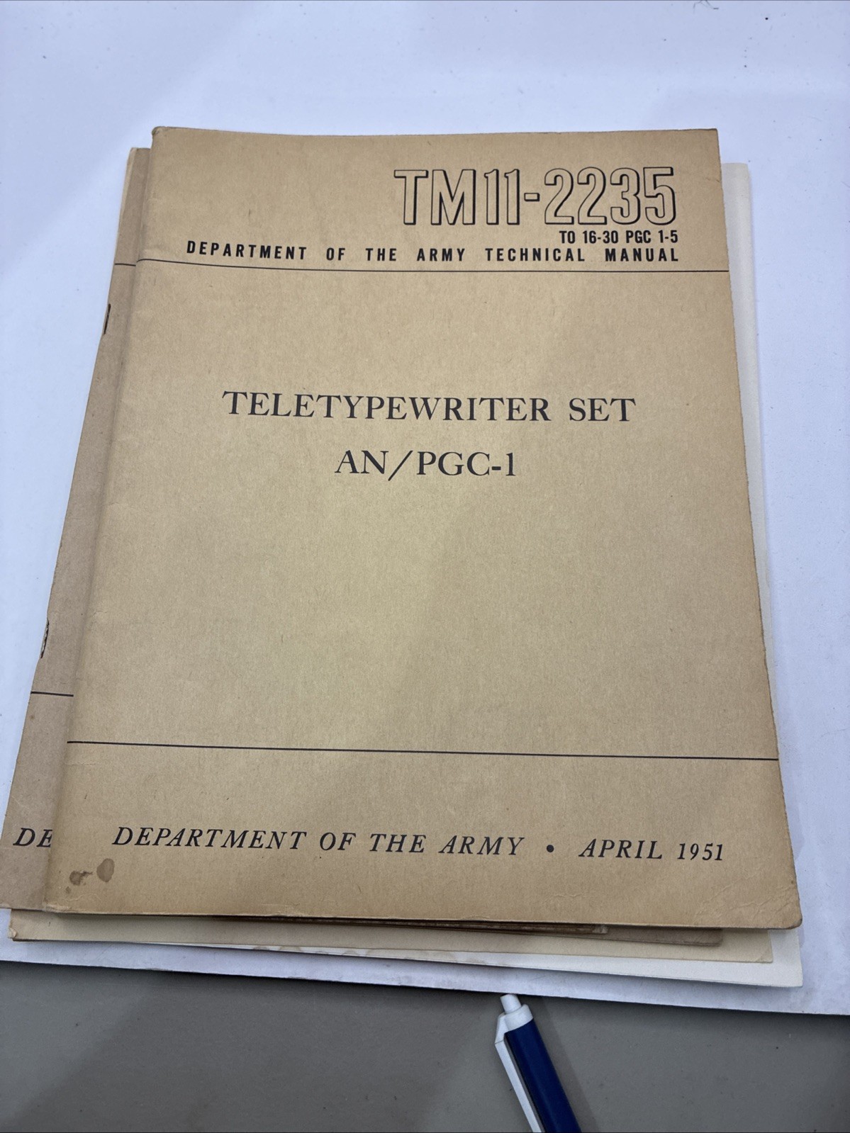 Lot Of 4 Department Of The Army Technical Manuals 1951 - 1969 See Pics ...