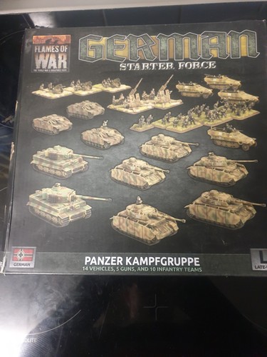 Flames Of War German Army Starter Set Plus More Panzer Kampfgruppe ...