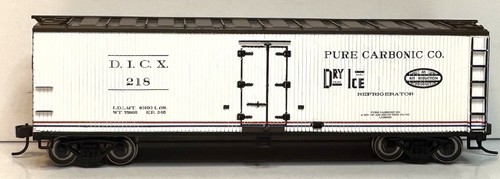Bachmann Silver #19805 40’ Wood Reefer Pure Carbonic CO New | eBay