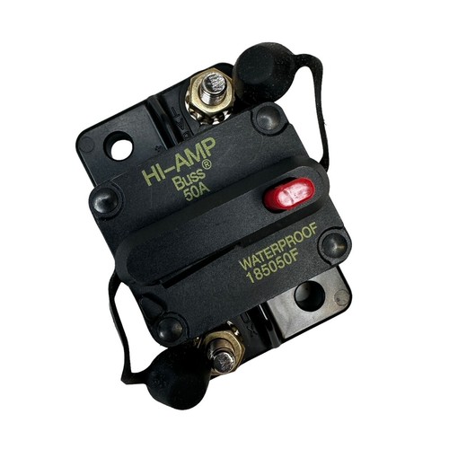 New Cooper Bussmann 185050F Thermal Waterproof Circuit Breaker 50 Amp ...