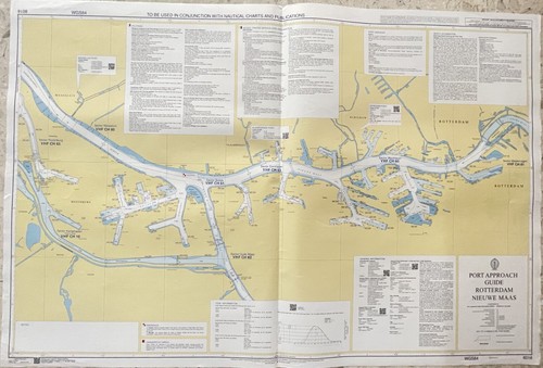 Admiralty 8016 PORT APPROACH GUIDE ROTTERDAM NIEUWE MAAS Map Charts ...