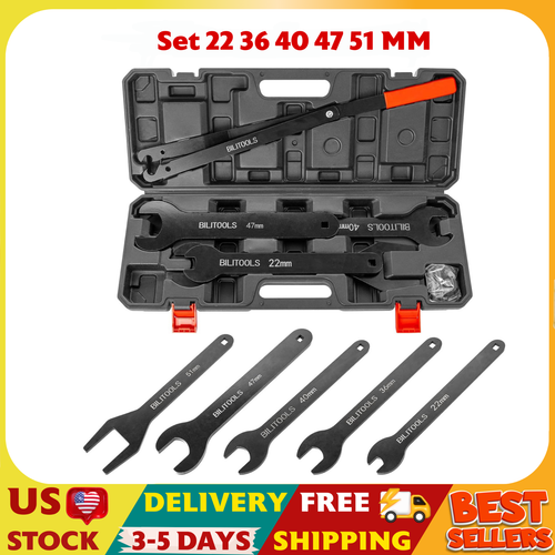 Fan Clutch Removal Tool Kit, Fan Clutch Wrench Set 22 36 40 47 51 MM ...