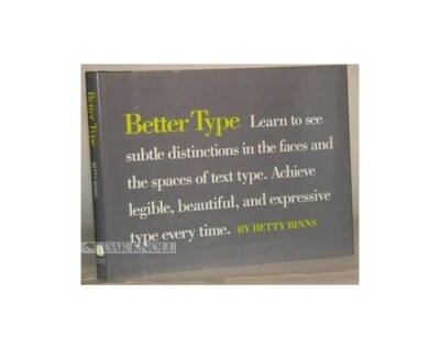 Better Type by Binns, Betty Hardback Book The Fast Free Shipping ...