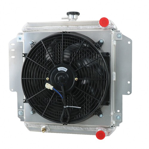 2 Row Radiator Shroud Fan Fit 1981-1996 Suzuki Sierra Jimny Hardtop ...