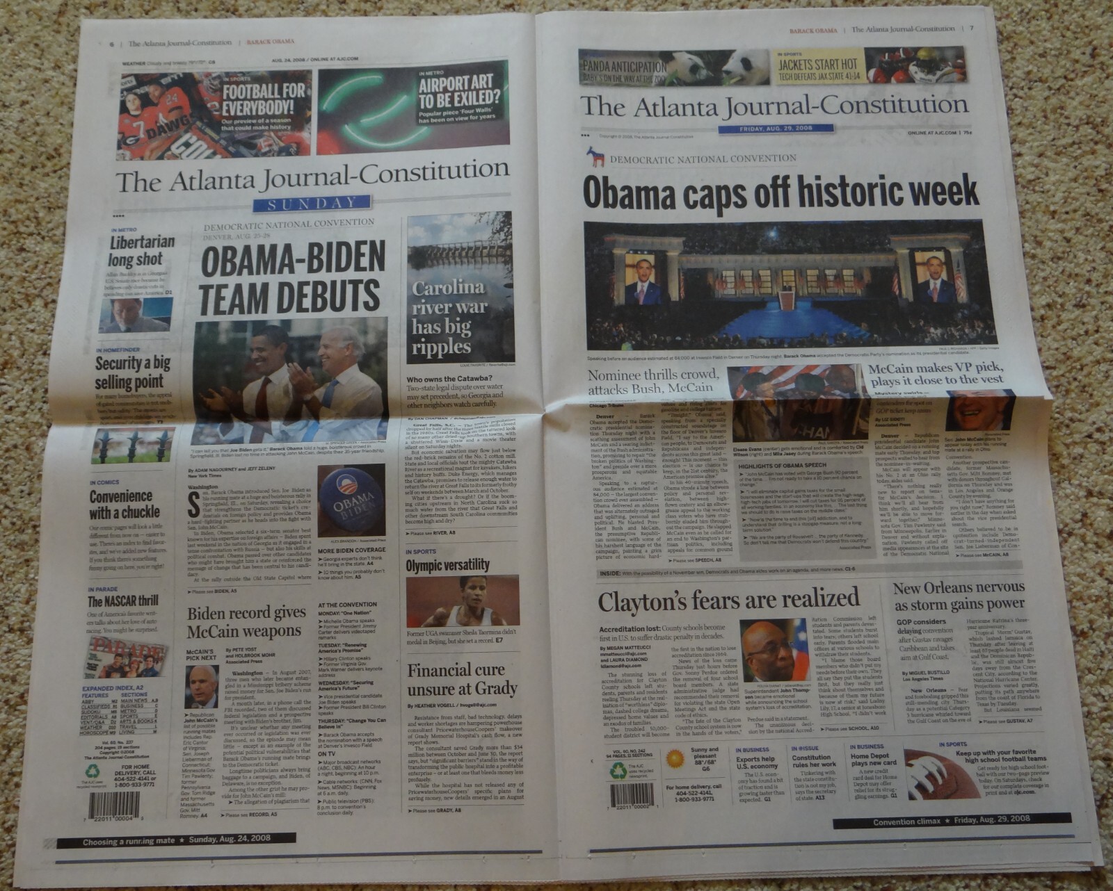President Barack Obama 2008 Election Special Edition Newspaper Unread ...
