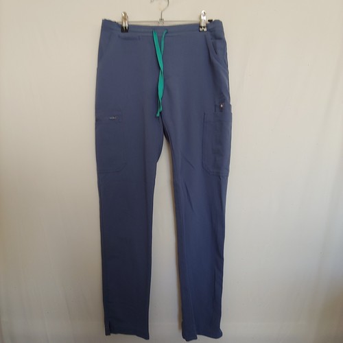 Figs womens scrub pants with drawstring in periwinkle size XS | eBay