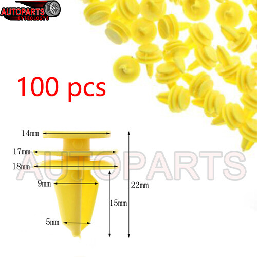 100pc Door Panel Fastener Retainers Clips for Dodge Chrysler Jeep Grand ...