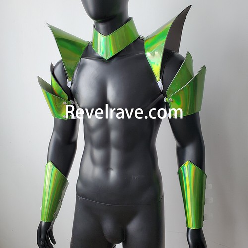 Burning Man Holographic Laser Green Armor, Rave Festival Armor Costumes ...