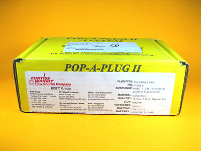Curtiss Wright P2-880-C POP-A-Plug II KIT Carbon Steel 4500PSIG/310 ...