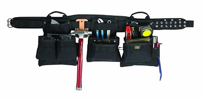 CLC Custom Leathercraft 5605XL Professional Carpenter's Combo, black ...