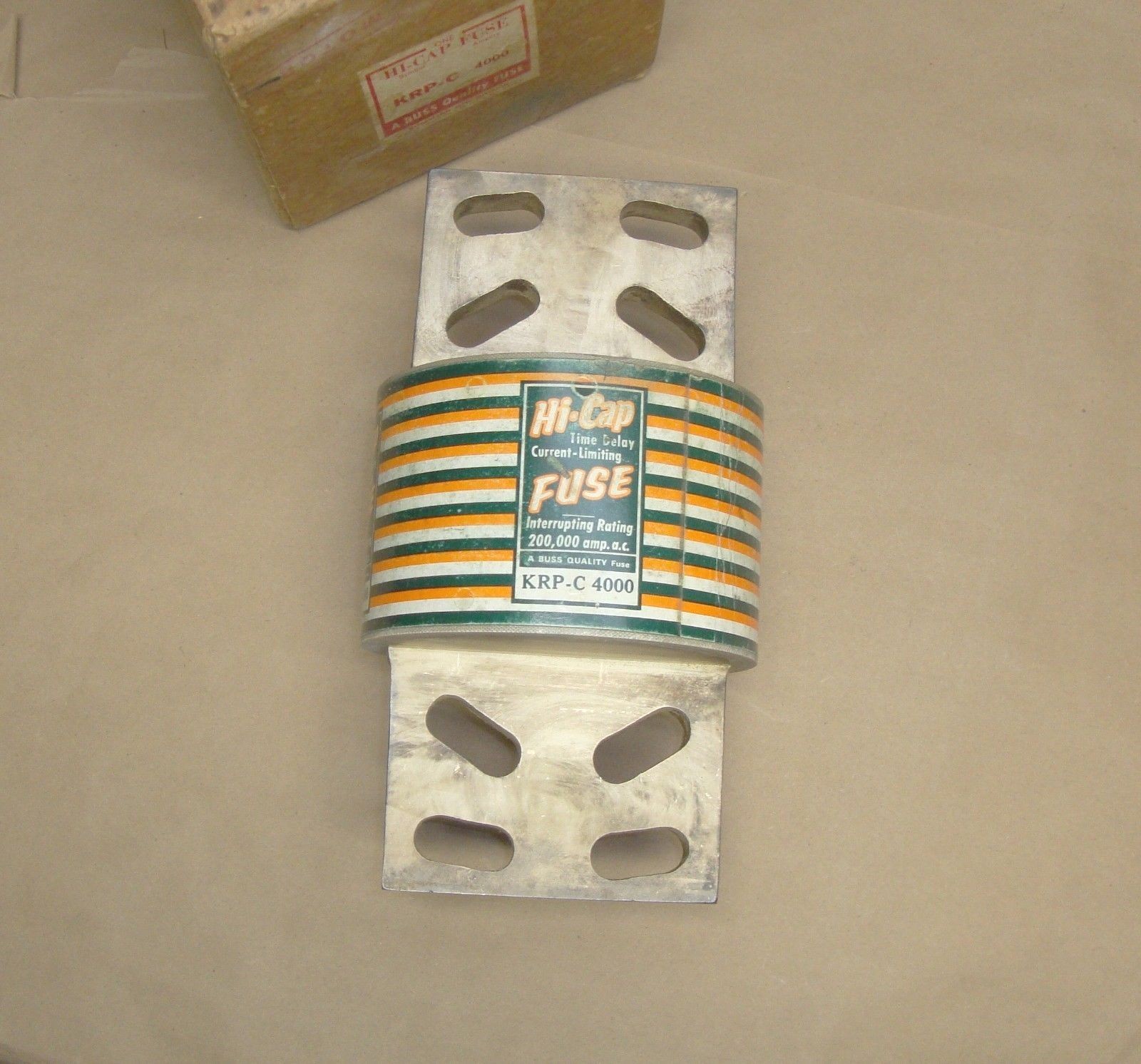 NEW Buss KRP-C-4000 Fuse 4000 Amp Hi-Cap KRP-C-4000SP Class L 600 Volt ...