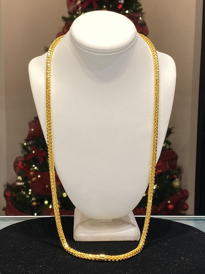 9999 Solid 24k Gold Dragon Scale Chain No Clasp 200 Gram CUSTOM 30 ...