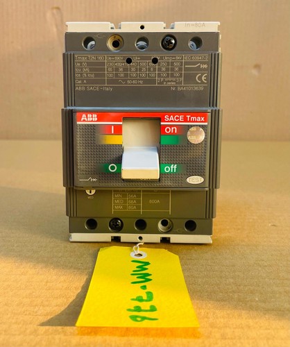 ABB SACE Tmax T2N 160 Industrial Circuit Breaker 80 Amps 3 Pole #New | eBay