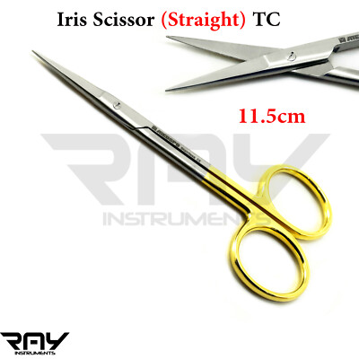 Dental TC Iris Scissor Straight Tungsten Carbide Tip Supercut Suture Trimming | eBay
