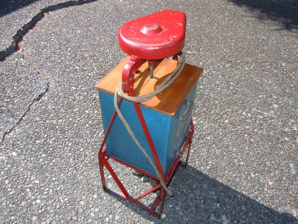 VINTAGE / ANTIQUE ALL ORIGINAL ELECTRIC BUTTER CHURN WITH MOTOR - WOOD ...