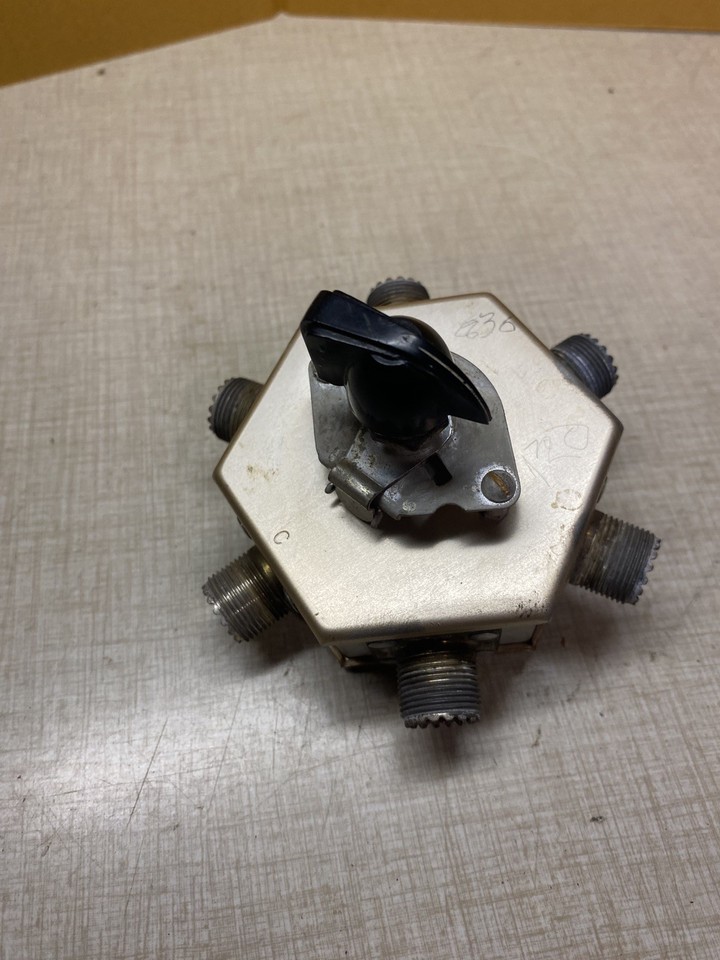 B&W Barker & Williamson 550-A RF Coaxial Switch (5 position) | eBay