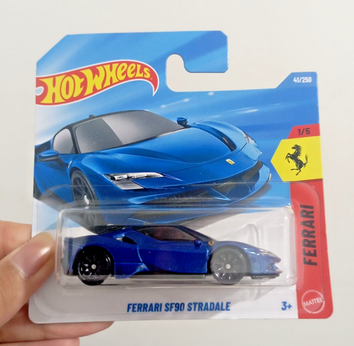 Hot Wheels 2026 Case B Ferrari SF90 Stradale Blue - Short Card #41 | eBay