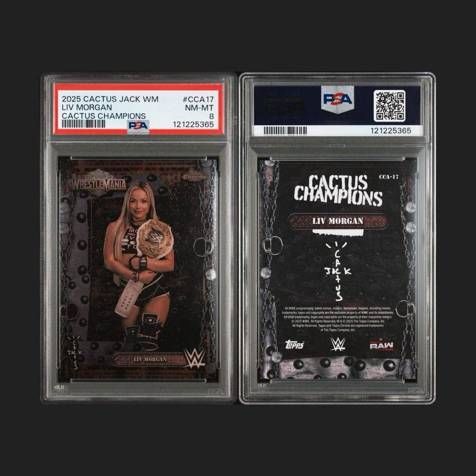 2025 Topps Chrome WWE Cactus Jack WrestleMania Liv Morgan Cactus ...