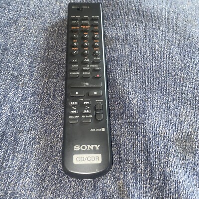 Sony RM-R52 CD/CDR Remote Control for RCDW500C, RCDW2000ES | eBay