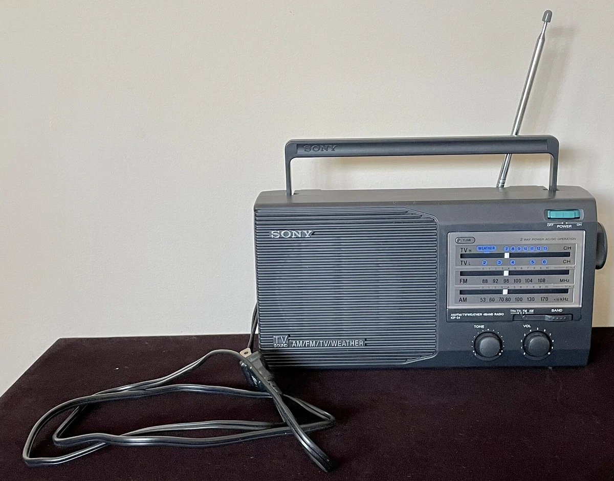 Sony Portable Tv Radio