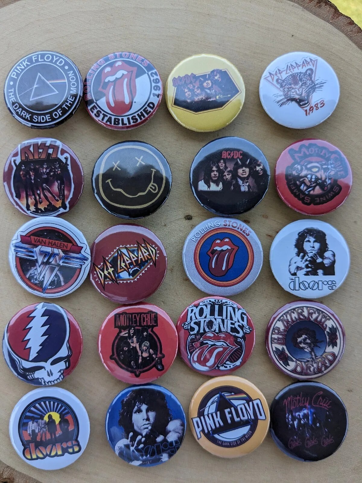 80's Post Punk Retro New Wave Music Rock Band Pinback Buttons 1" Pins ...