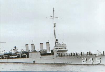 WW II Usa Photo --- Destroyer USS Reuben James -- First Ship Sunk By U ...