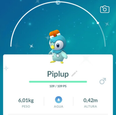Pokemon Shiny Piplup - Plinfa - Tiplouf (Halloween Mischief)POKEMON GO ...