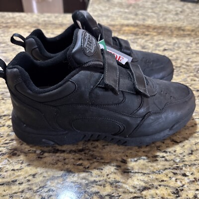 Mens EZ Strider Ultra-Zorb Walking Black Wide Comfort System Shoes Sz 9 ...