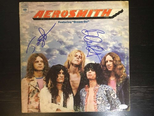 Aerosmith-Signed First Album Cover!!JSA | eBay
